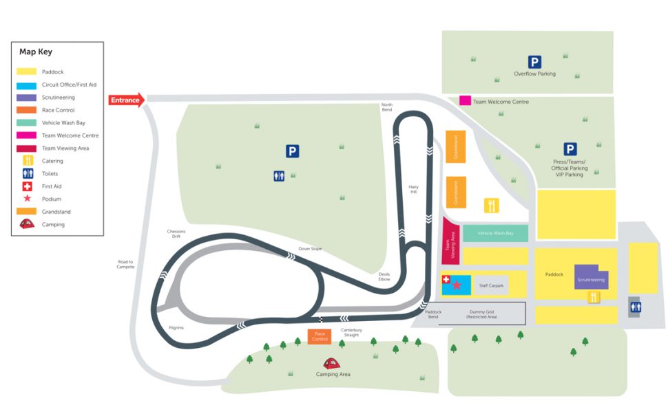 Campsite Information - Lydden Hill Race Circuit Kent
