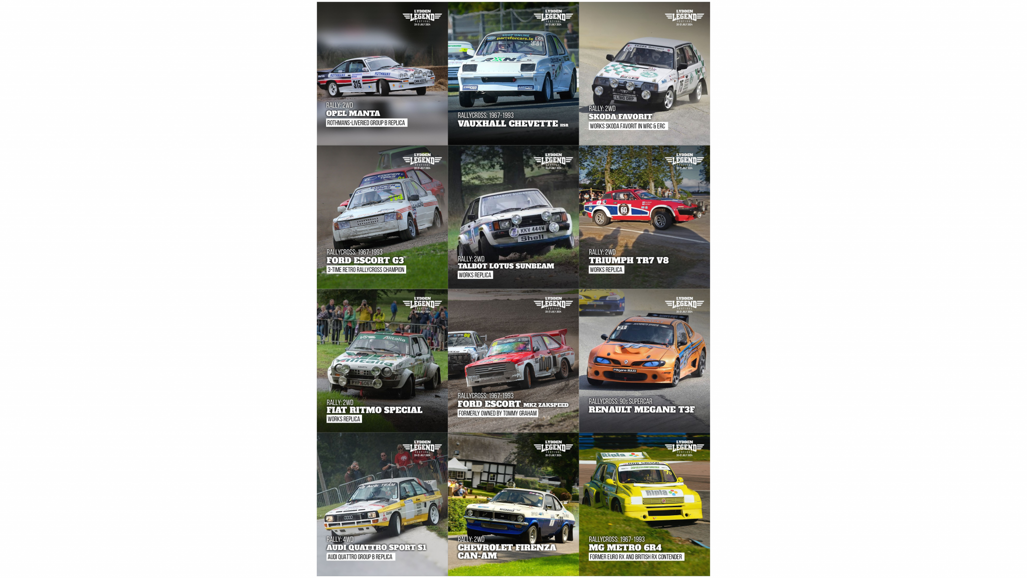Lydden Legend Festival - A Celebration of Rally & Rallycross History ...